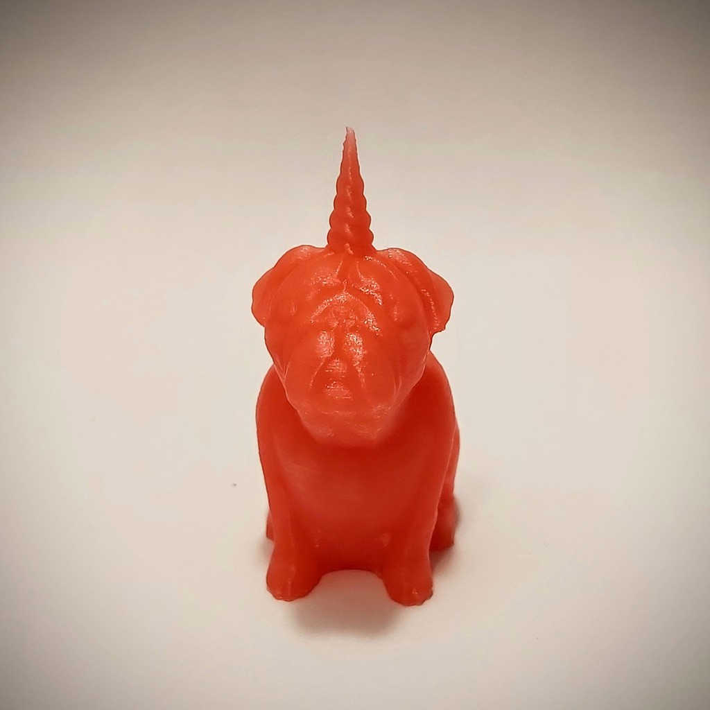 Free 3D file Mythical Pugicorn 🐶・3D printing design to download・Cults