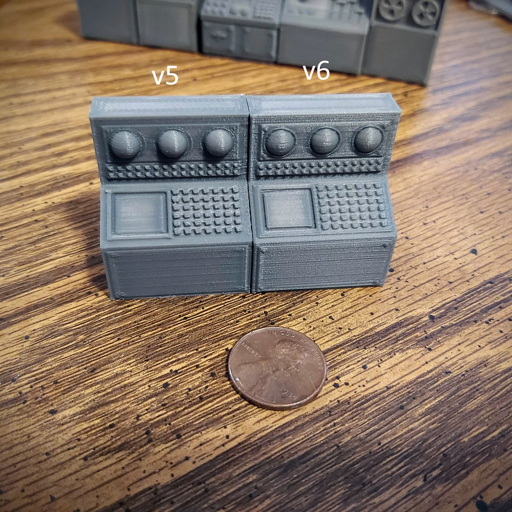 Free 3D file 28mm Computer Console SciFi Terrain・3D printing idea to ...