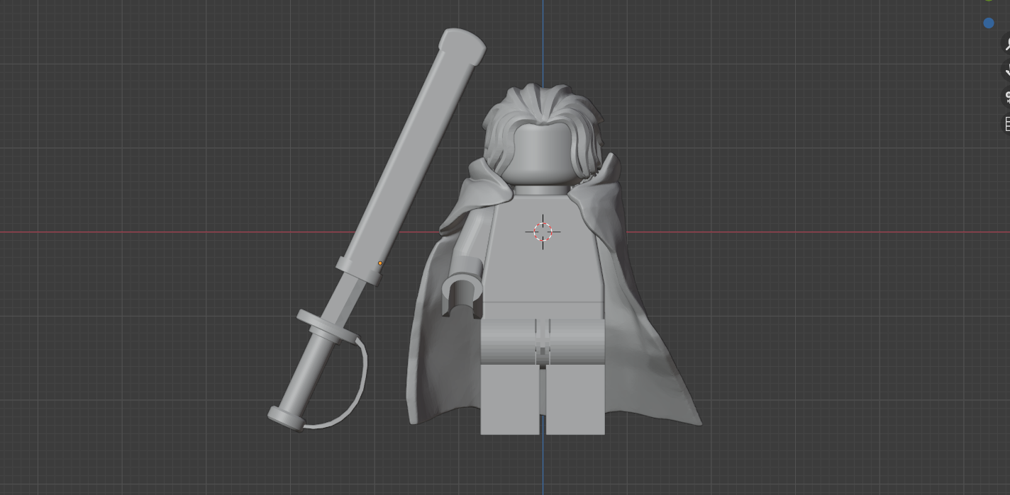 STL file Shanks (block Compatible) 🦸・3D printer design to download・Cults