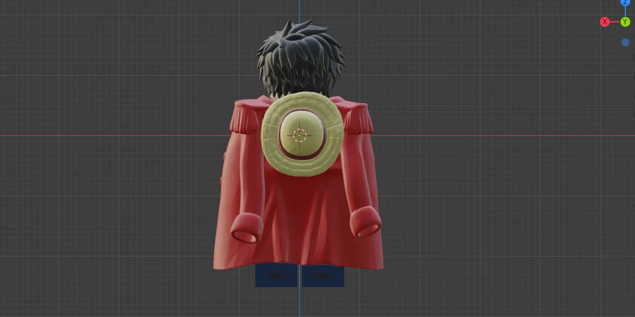 3D file Luffy v2 (block Compatible) 🦸・3D printable model to download・Cults