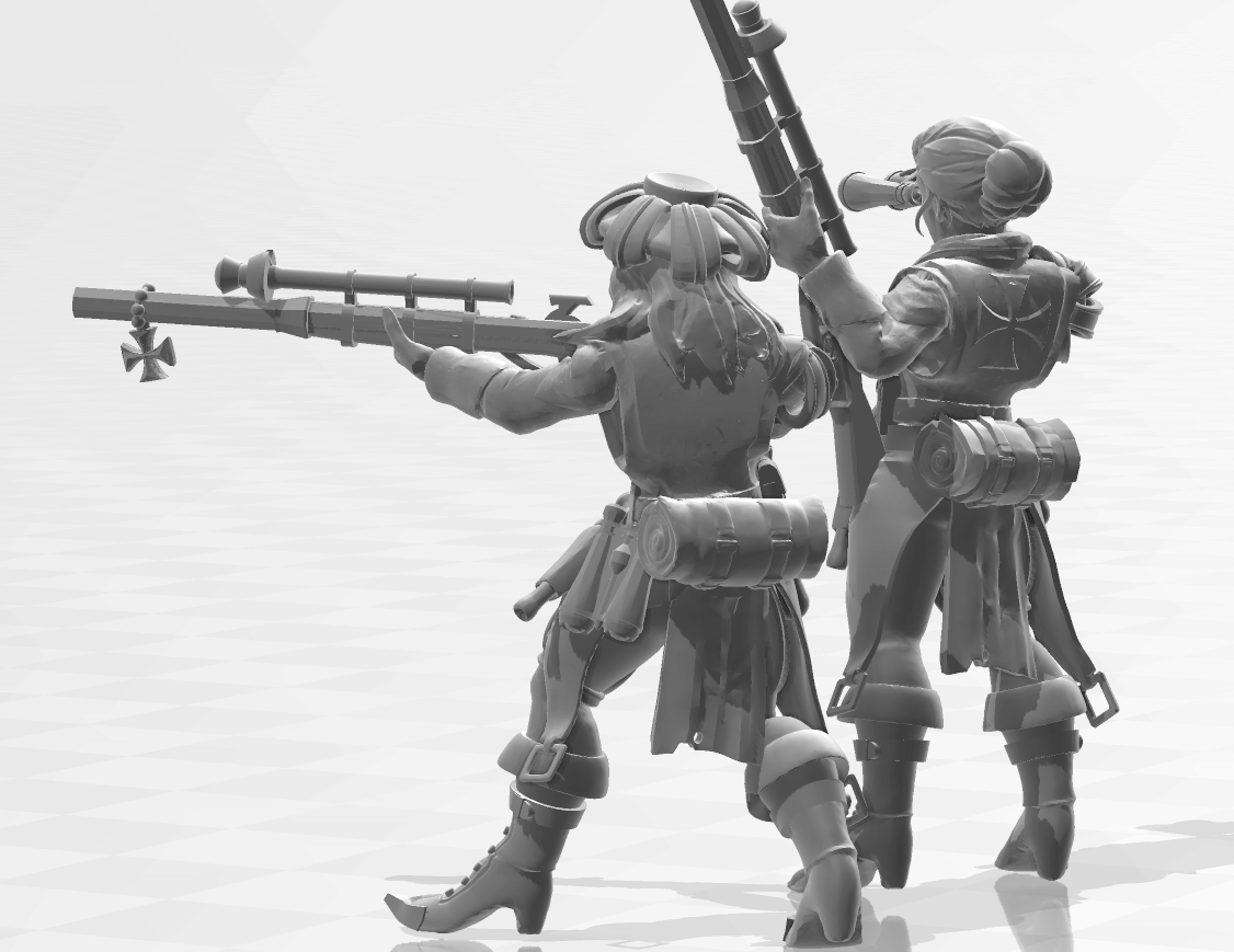 STL file Empire Engineers with Long Rifles・3D printer model to download ...