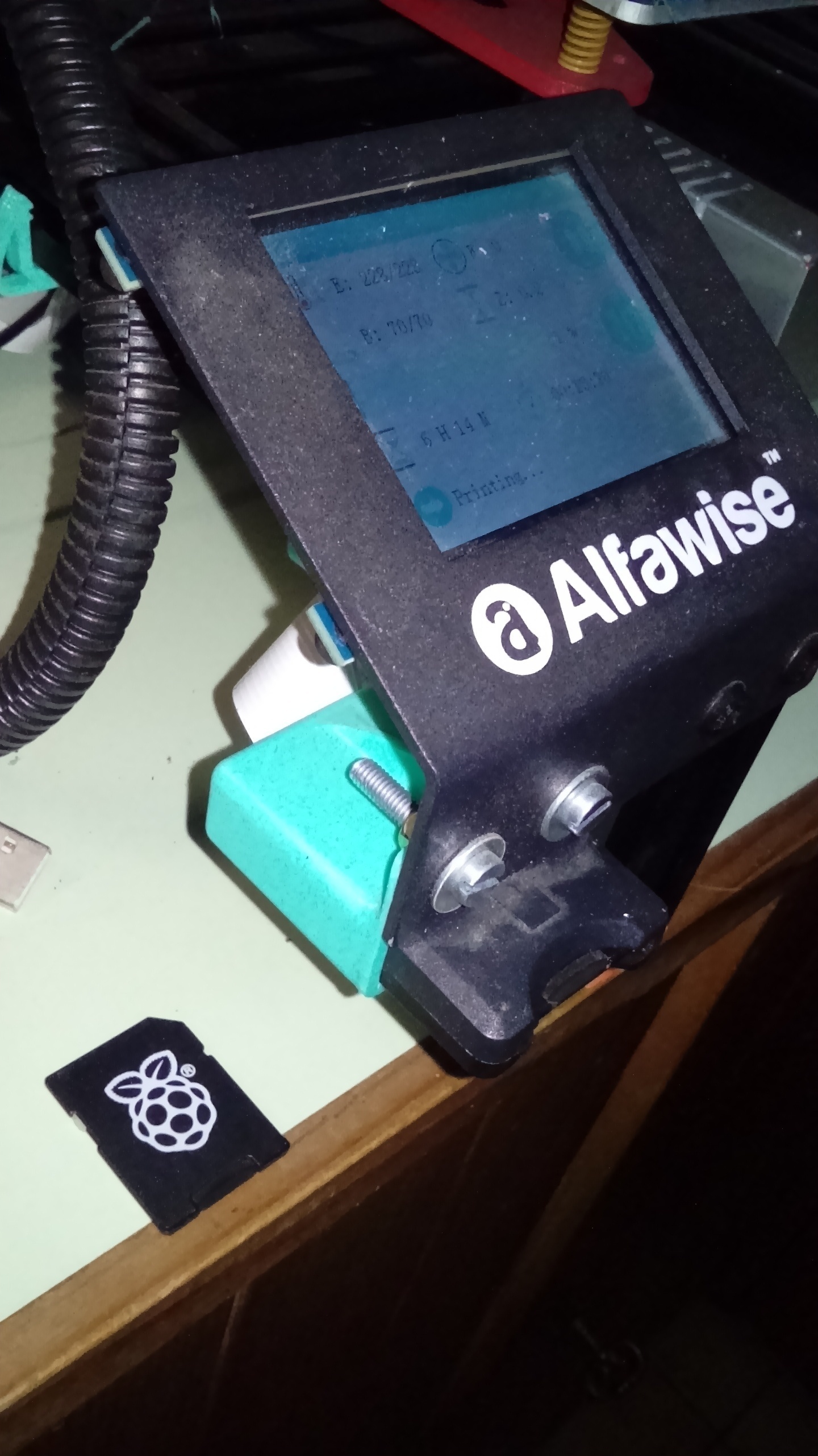 Free STL file SD card holder Alphawise U30・3D printer design to ...