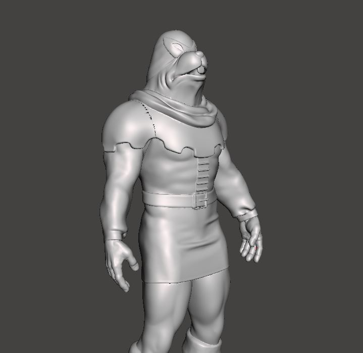 OBJ file THUNDERCATS. STL MOLE MASTER.3D ACTION FIGURE .OBJ LJN STYLE ...