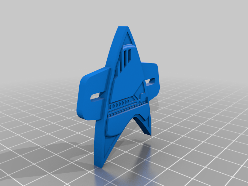 Free STL file VOYAGER mobile emitter combadge・3D printing idea to ...