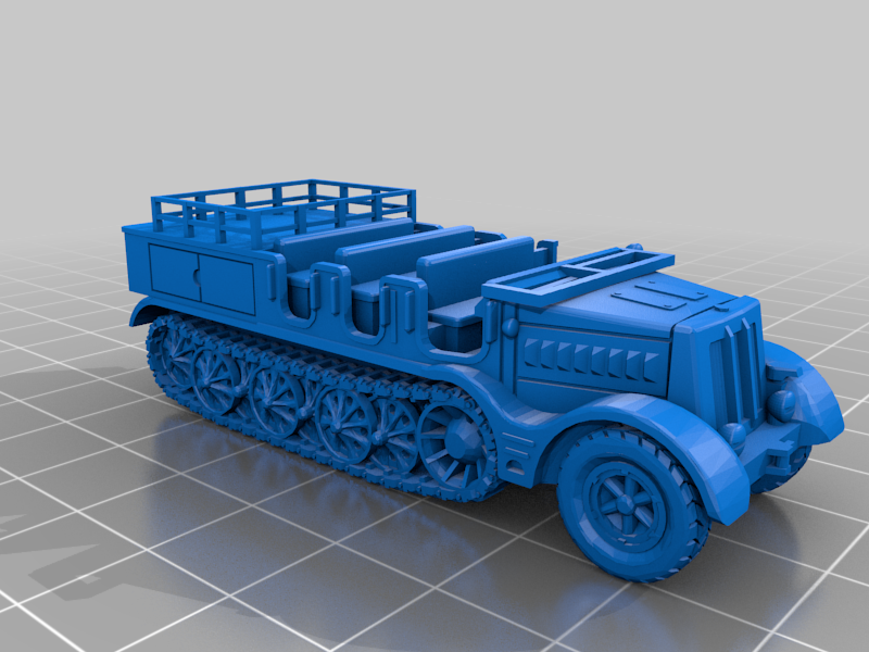 Free 3D file Sd.Kfz.8 🧨・3D printable object to download・Cults