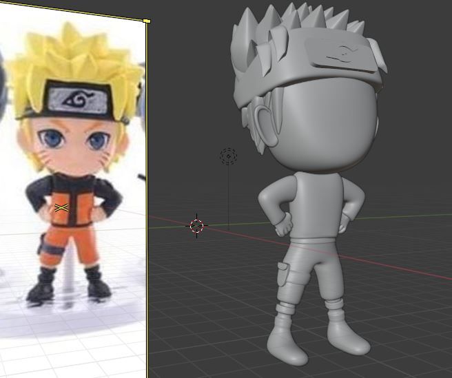 STL file Naruto Mini 👗・3D print design to download・Cults