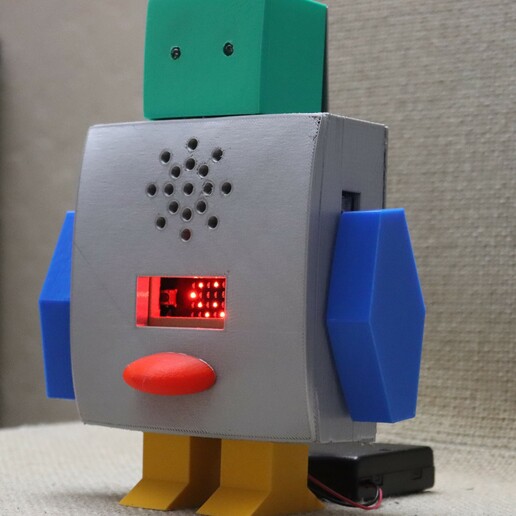 Download free STL file Microbit Talking Robot • 3D printer model ・ Cults