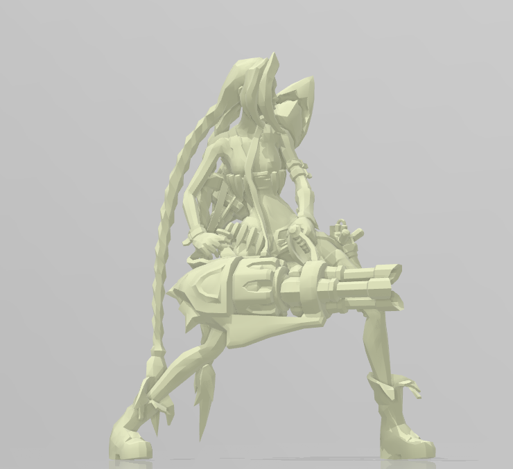 STL file Jinx Figure・3D printer model to download・Cults