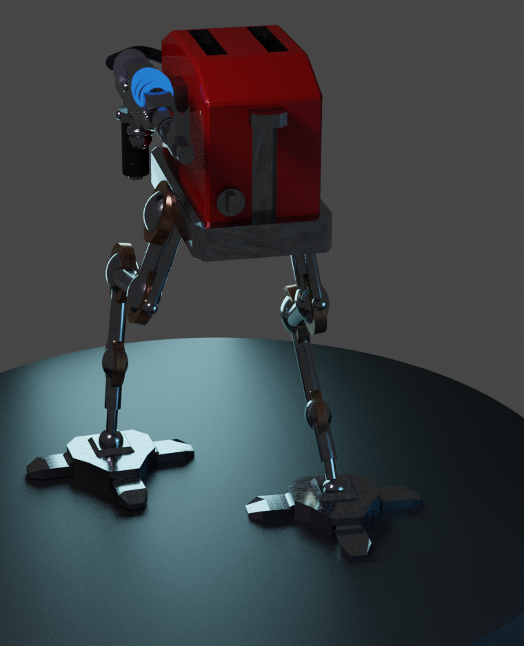 Free STL file toaster with gun 🔫・3D printer design to download・Cults