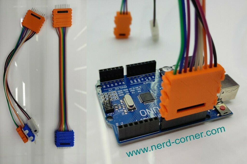 Archivo 3D gratis CONECTOR carcasa 9Pin Dupont / Jumper-Cable・Plan de ...