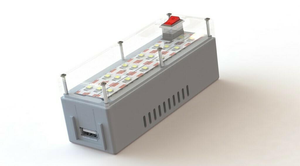 Free 3D file USB rechargeable LED lamp・Template to download and 3D ...