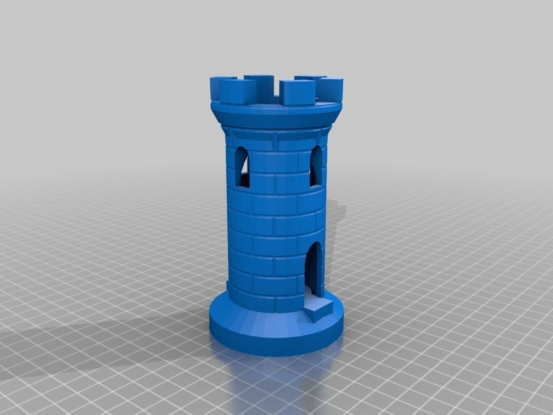 Free STL file Chess Piece 1. The Castle・3D printing template to ...
