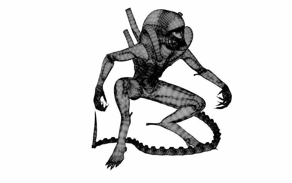 Free STL file Alien Drone・3D printable model to download・Cults