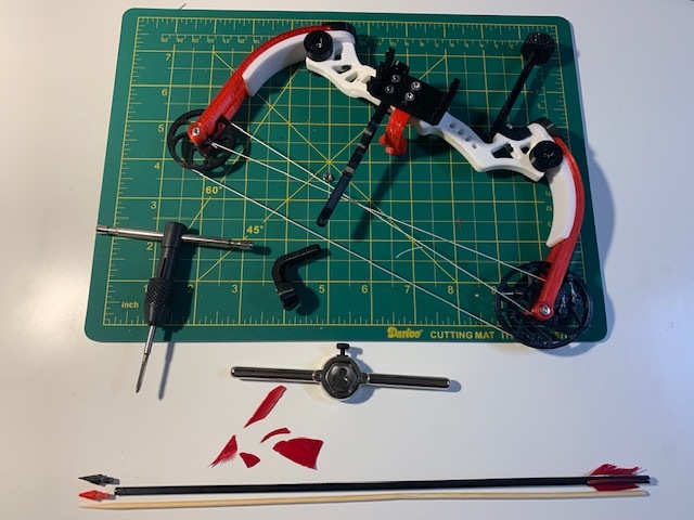 Archivo 3D gratis Flechas y cabezas de flecha de arco compuesto en ...