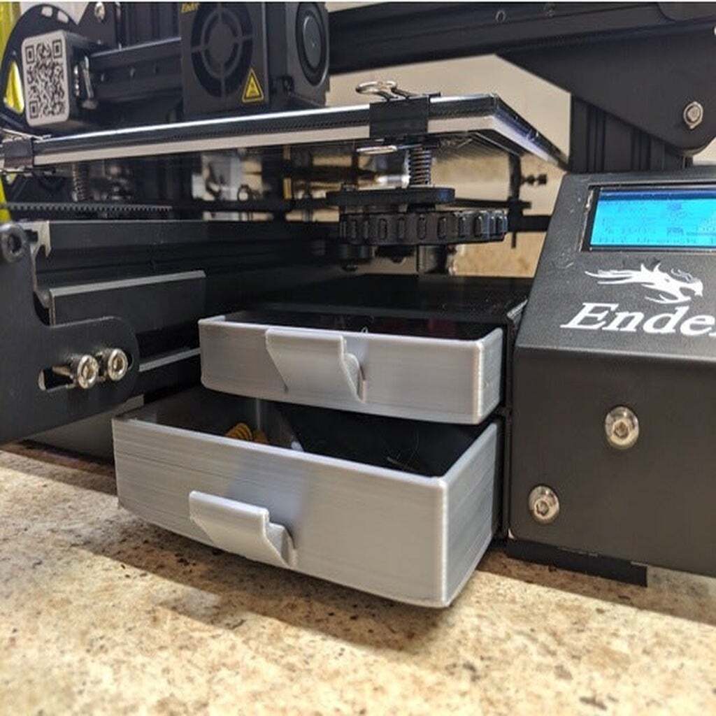 Free STL file Ender 3 Pro Double Drawer 🔧・3D printable model to ...