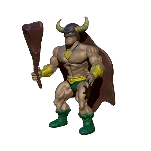 3D file MIGHTY MIGHTOR - MOTU STYLE・3D printer model to download・Cults