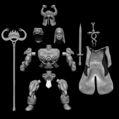 3D file THULSA DOOM from CONAN - MOTU Style 👽・3D print design to ...