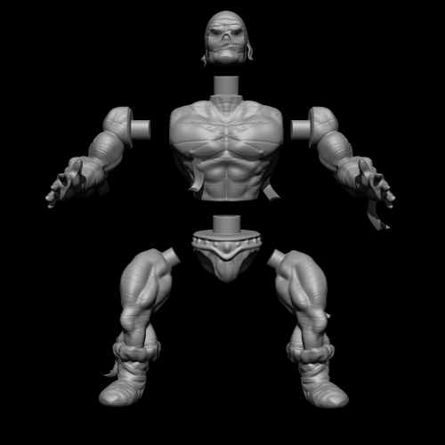 3D file THE MUMMY (TITANS IN THE RING - MOTU STYLE)・3D printable model ...