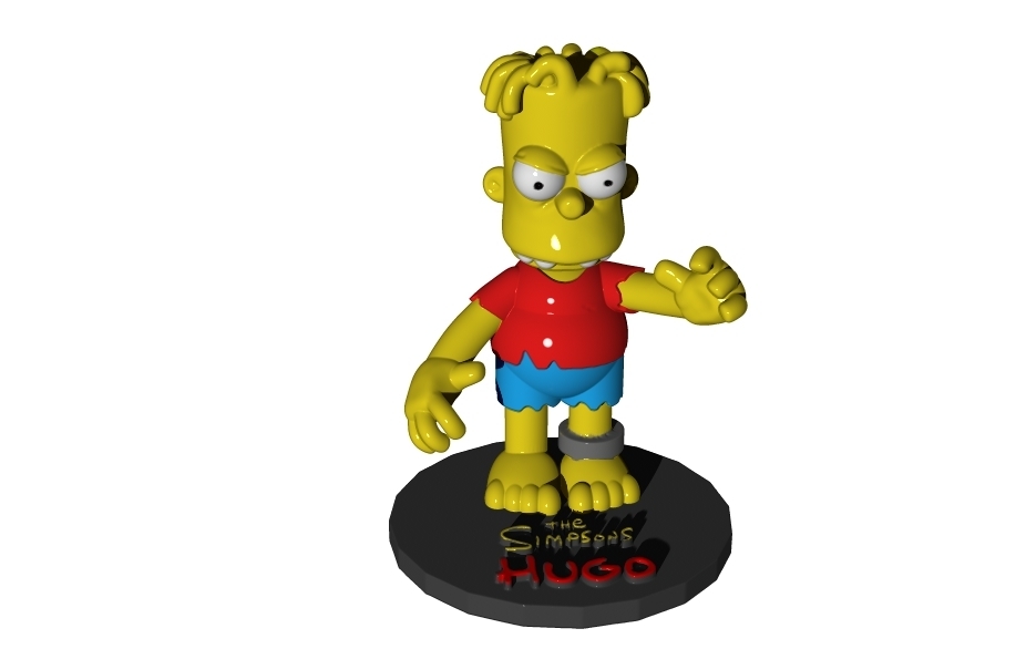 Archivo 3D gratis HUGO SIMPSON (BART'S EVIL TWIN)・Modelo para descargar ...