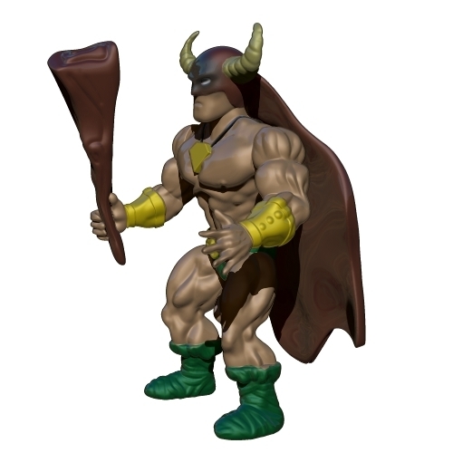 3D file MIGHTY MIGHTOR - MOTU STYLE・3D printer model to download・Cults