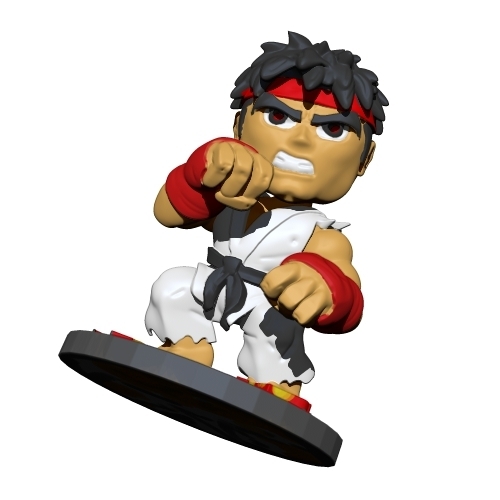 3D file STREET FIGHTER CHIBI RYU・Model to download and 3D print・Cults