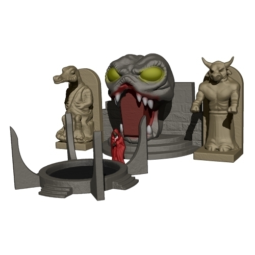 3D file MUMM-RA'S LAIR DIORAMA 🌆・3D printable design to download・Cults