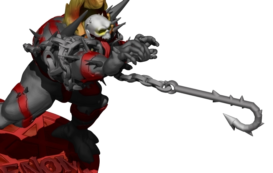 3D file VENOM'S CIRCLE OF FOUR - RED HULK, GHOST RIDER AND VENOM MASH ...