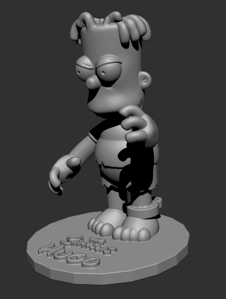 Descargar archivo STL gratis HUGO SIMPSON (BART'S EVIL TWIN) • Modelo ...