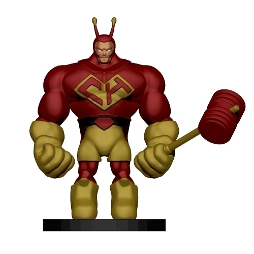 Archivo 3D THE CHAPULIN COLORADO SUPERHERO・Modelo imprimible en 3D para ...