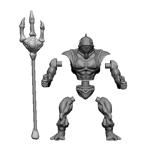 3D file MERMAN TROOPER 🧜‍♂️・Model to download and 3D print・Cults