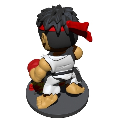3D file STREET FIGHTER CHIBI RYU・Model to download and 3D print・Cults