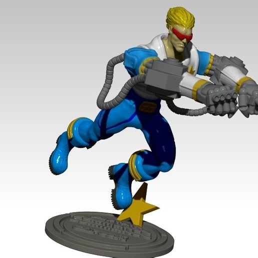 Descargar archivo STL CAPTAIN COMMANDO • Objeto imprimible en 3D ・ Cults