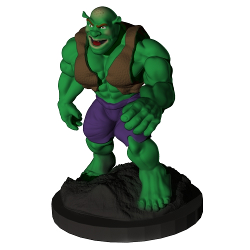 3D file THE INCREDIBLE SHRULK 👽・3D printer model to download・Cults