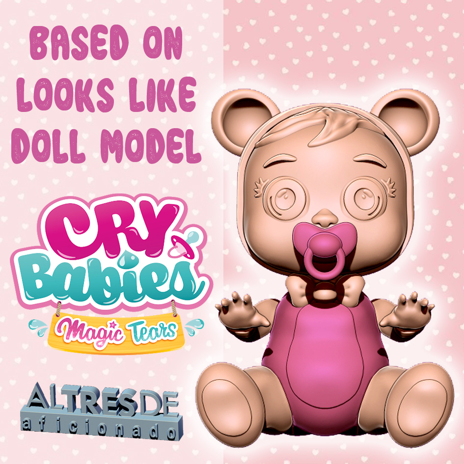 3D file CRYING BABIES - LOOKS LIKE/BASED ON DOLL MODEL・3D printable ...