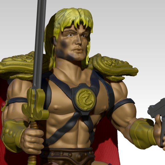 3D file HE-MAN 1987 MOVIE MOTU・3D printer design to download・Cults