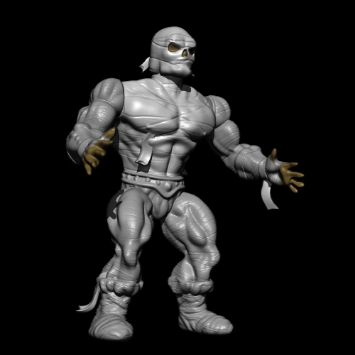 3D file THE MUMMY (TITANS IN THE RING - MOTU STYLE) 👻・3D printable ...