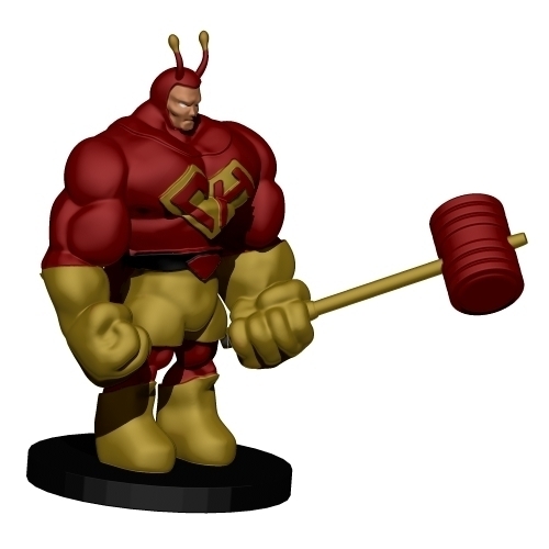 Archivo 3D THE CHAPULIN COLORADO SUPERHERO・Modelo imprimible en 3D para ...