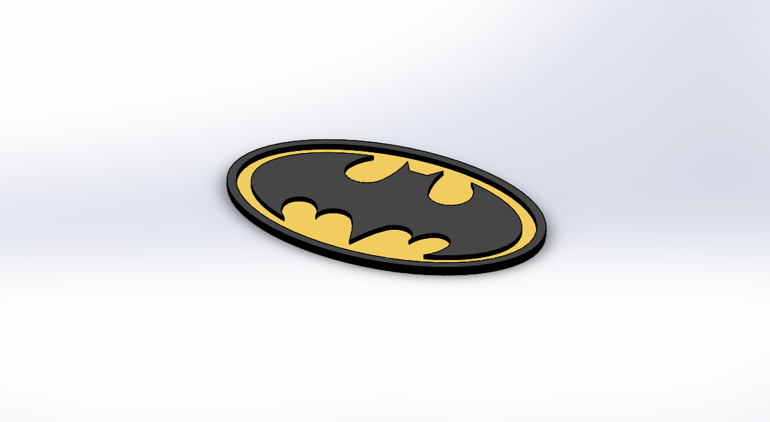 Archivo STL Batman - logo・Diseño imprimible en 3D para descargar・Cults