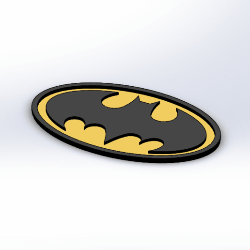 Download stl file batman logo • object to 3d print ・ cults, batman stl ...