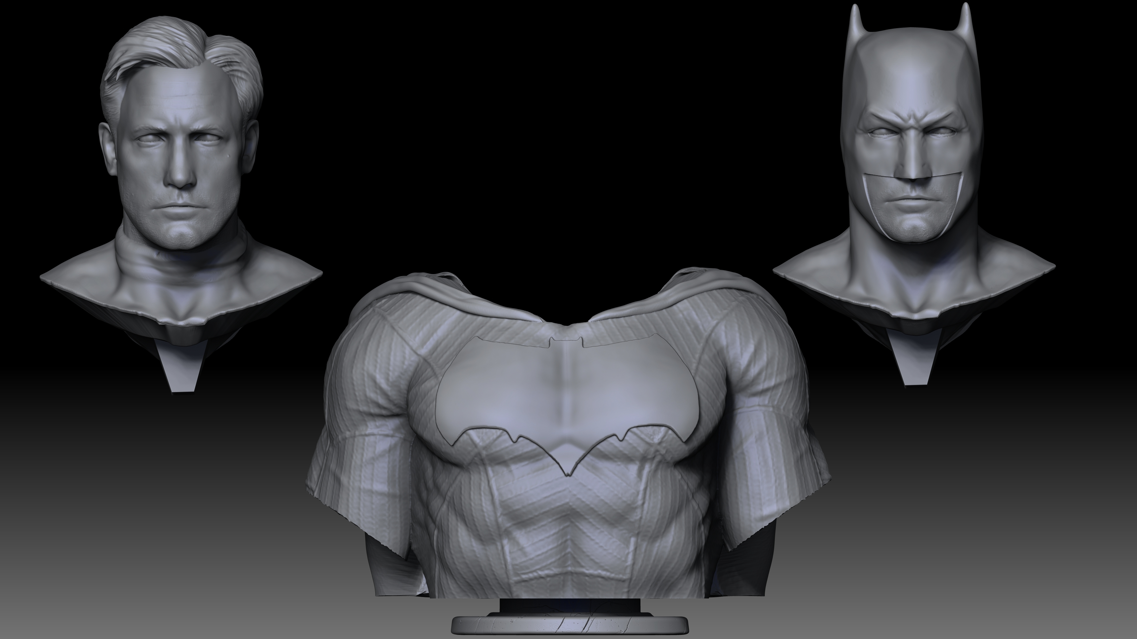 3D file Bust Batman - 3D Print 👤・Template to download and 3D print・Cults