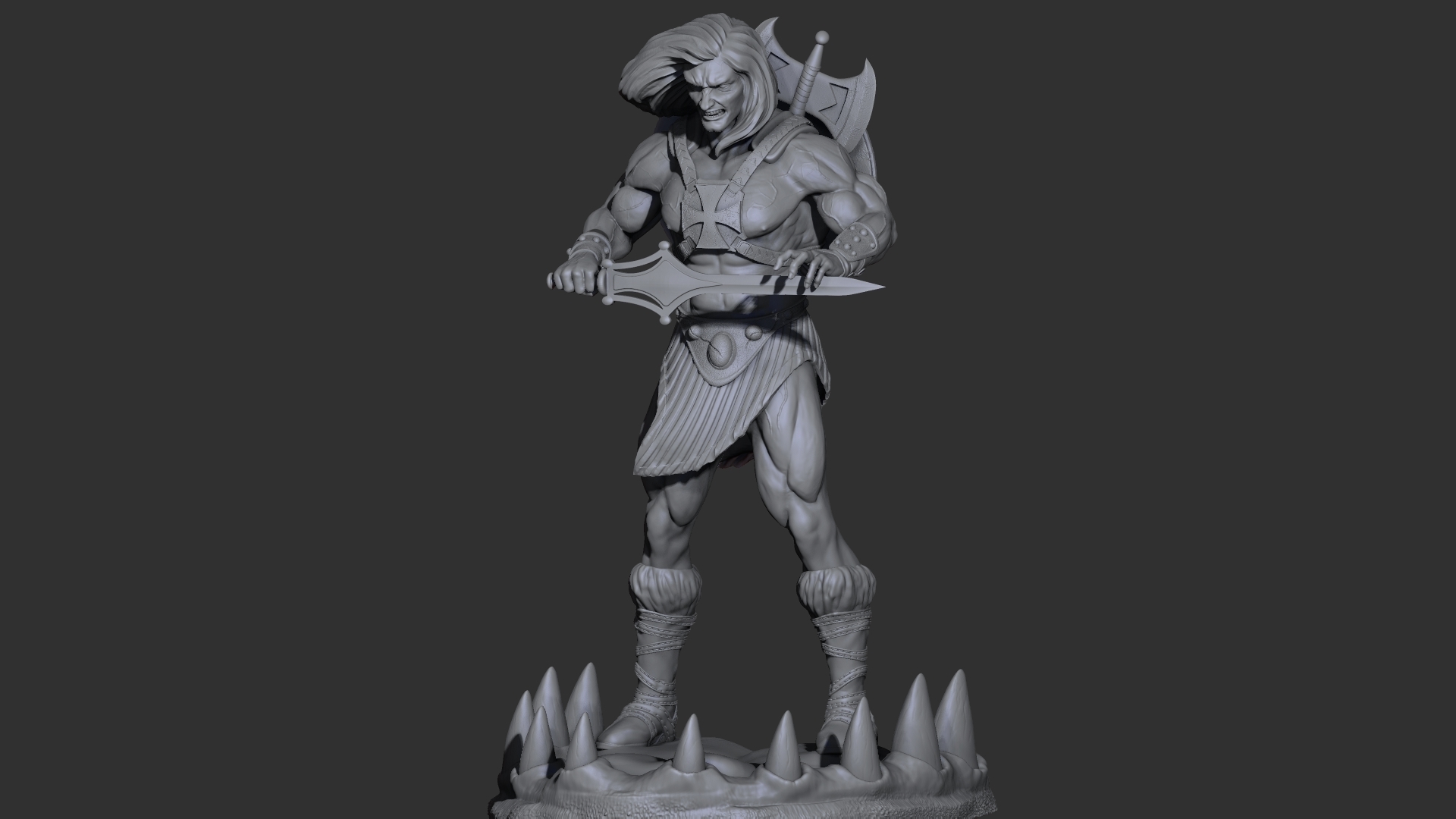 3D file He-Man 3D Print 👨・3D printable model to download・Cults