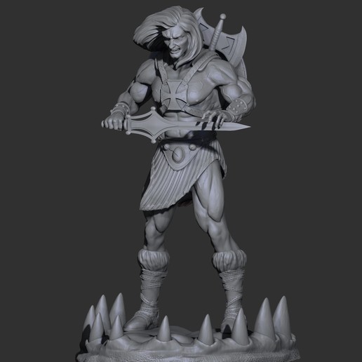 Download STL file He-Man 3D Print • 3D print template ・ Cults
