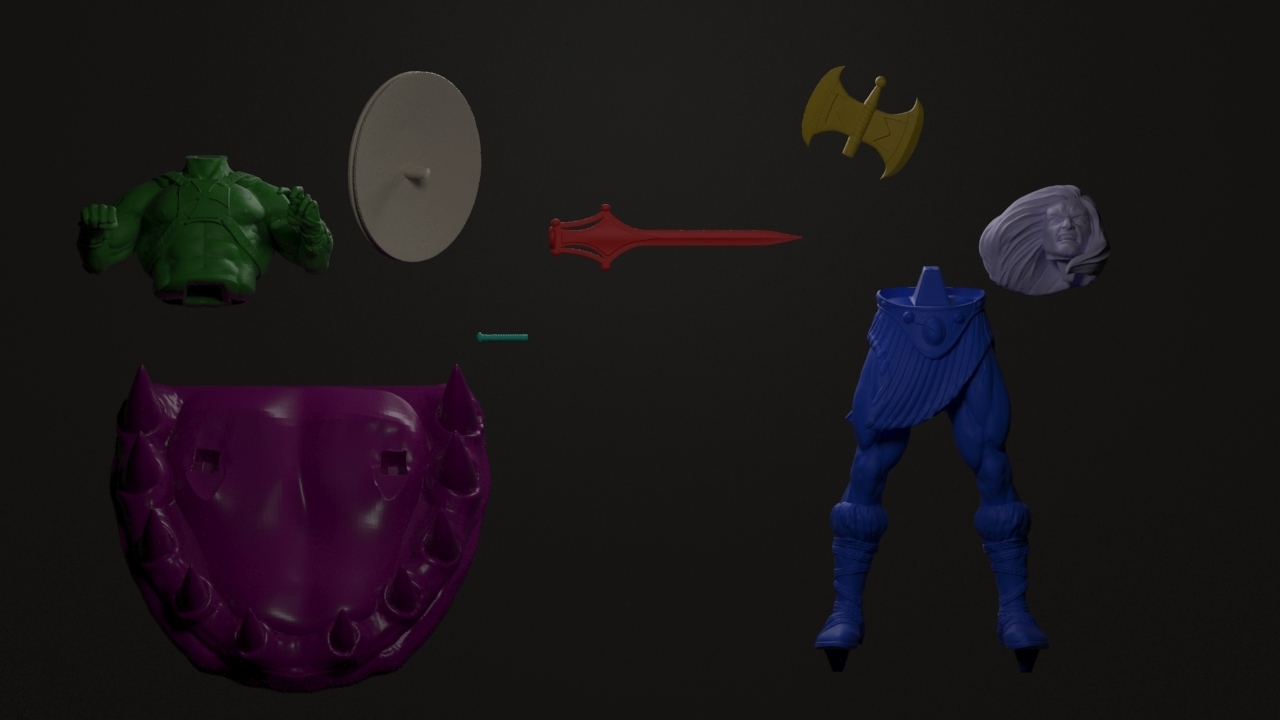 3D file He-Man 3D Print 👨・3D printable model to download・Cults
