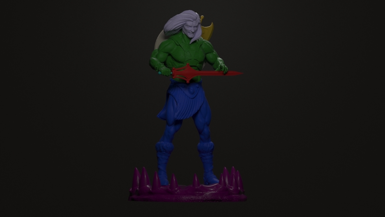3D file He-Man 3D Print 👨・3D printable model to download・Cults