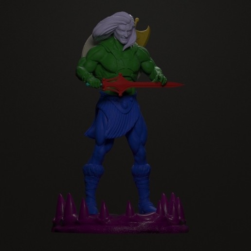 Download STL file He-Man 3D Print • 3D print template ・ Cults
