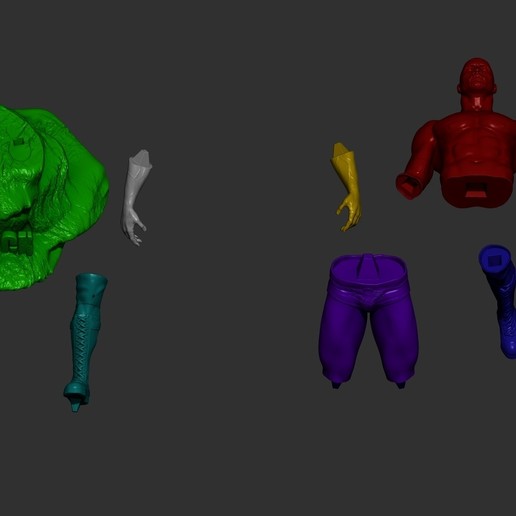 Download STL file The Rock - Dwayne Johnson 3D Print • 3D print model ...