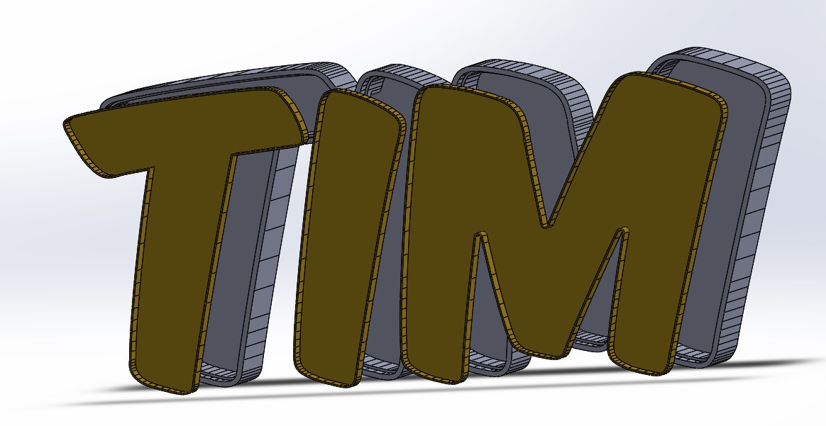 STL file Tim Name Lamp Led・3D printable model to download・Cults