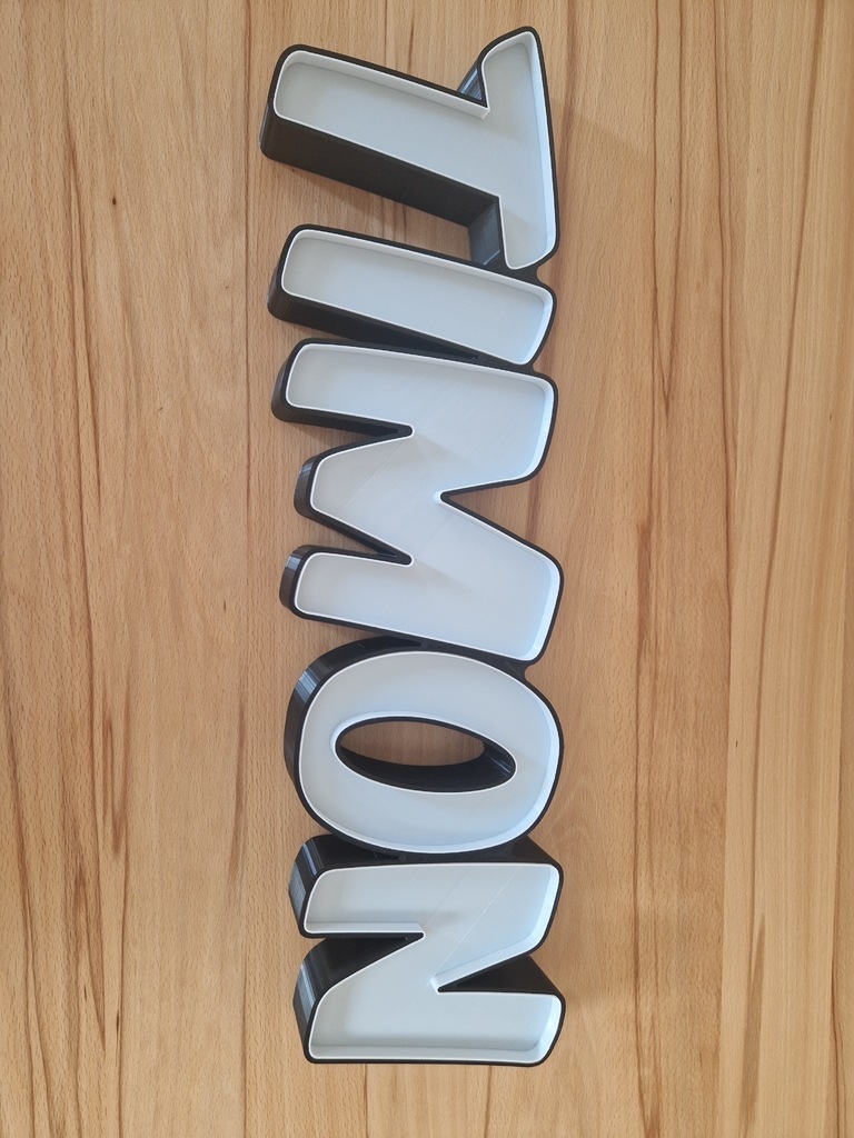 Archivo STL Tim Timo Timon LED Letras Iluminadas 3 Nombres 🪞・Objeto ...