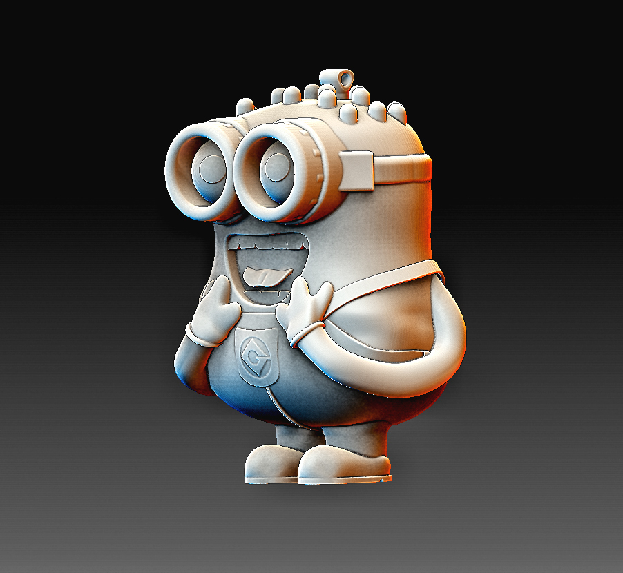 Free STL file Keychain Minion 🗝️・3D print design to download・Cults