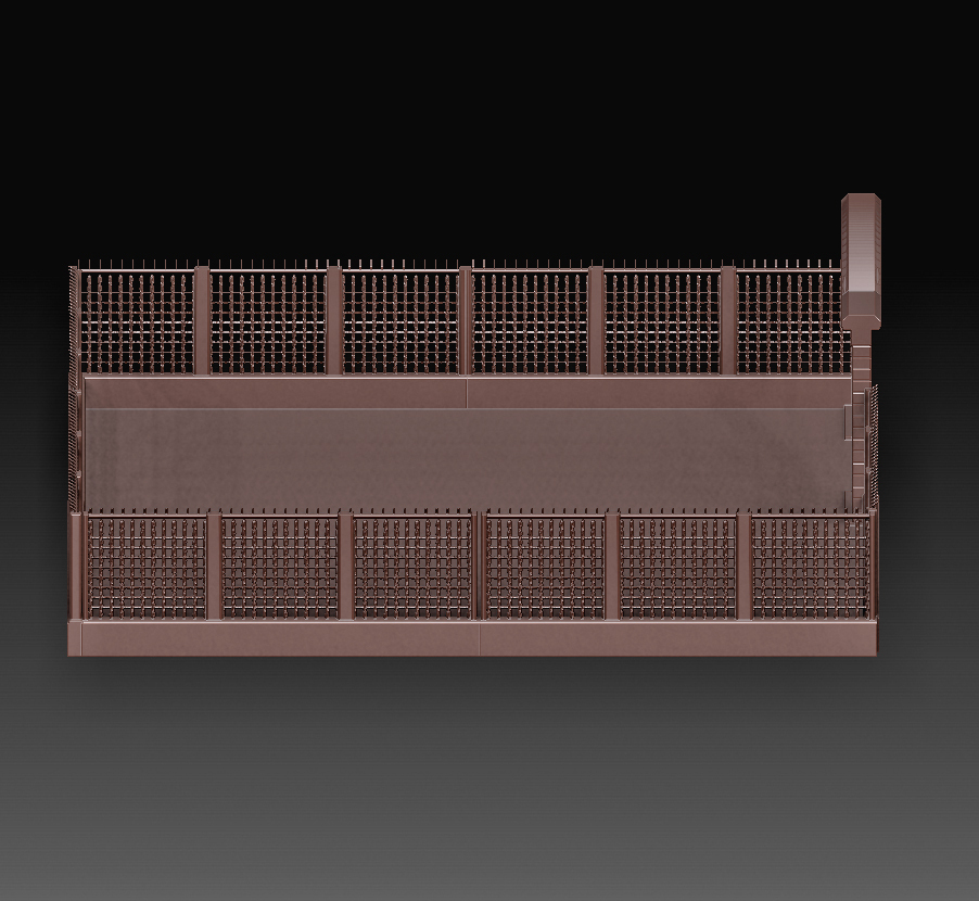 Free STL file Wall fence 3・3D printer design to download・Cults